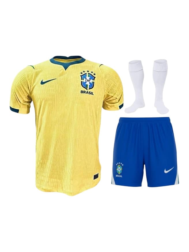 Kit Infantil Brasil Titular 2026/27 Nike - GoalZone.cl
